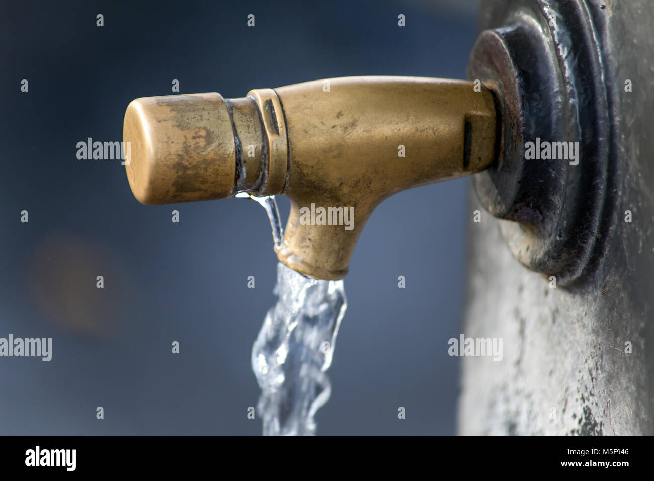 Faucet fountain close up Stock Photo - Alamy
