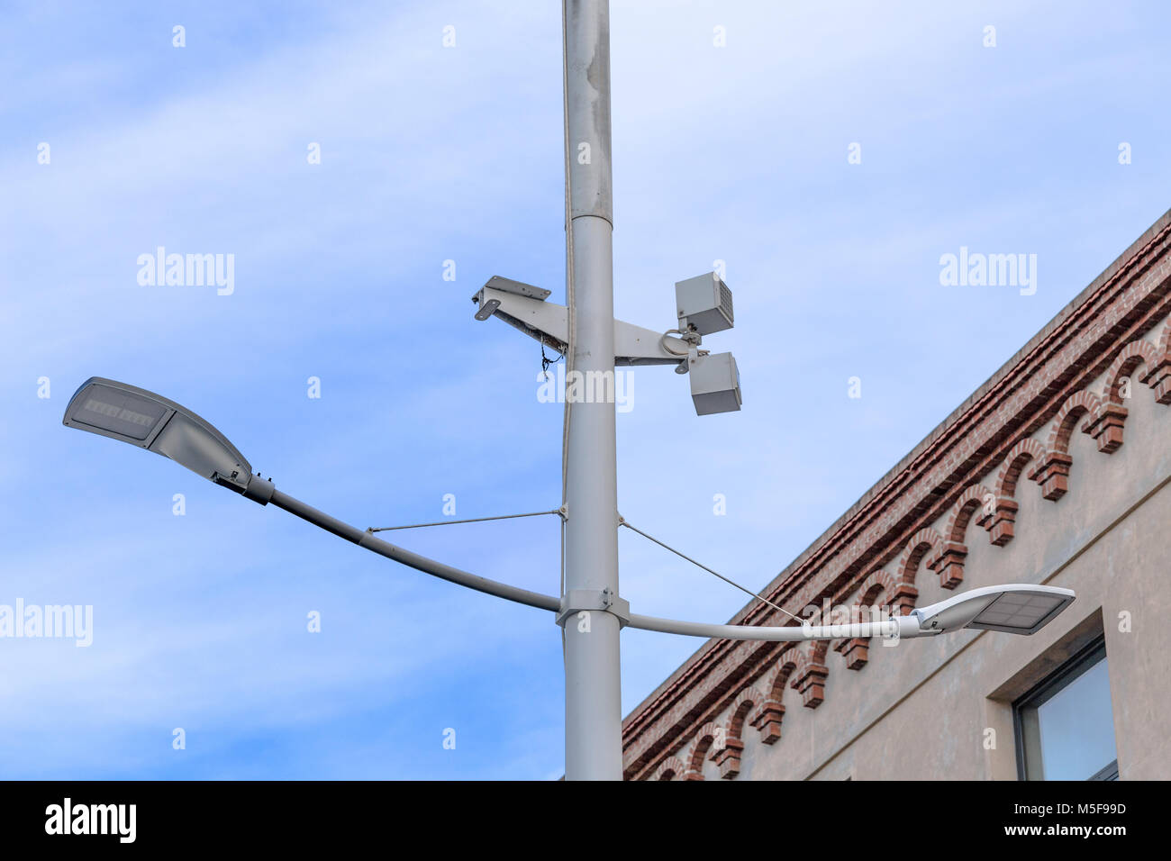 Modern street light Stock Photo - Alamy