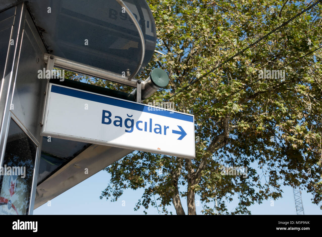 A Way Sign Belong to Metro Station Shows Route Option Stock Photo - Alamy