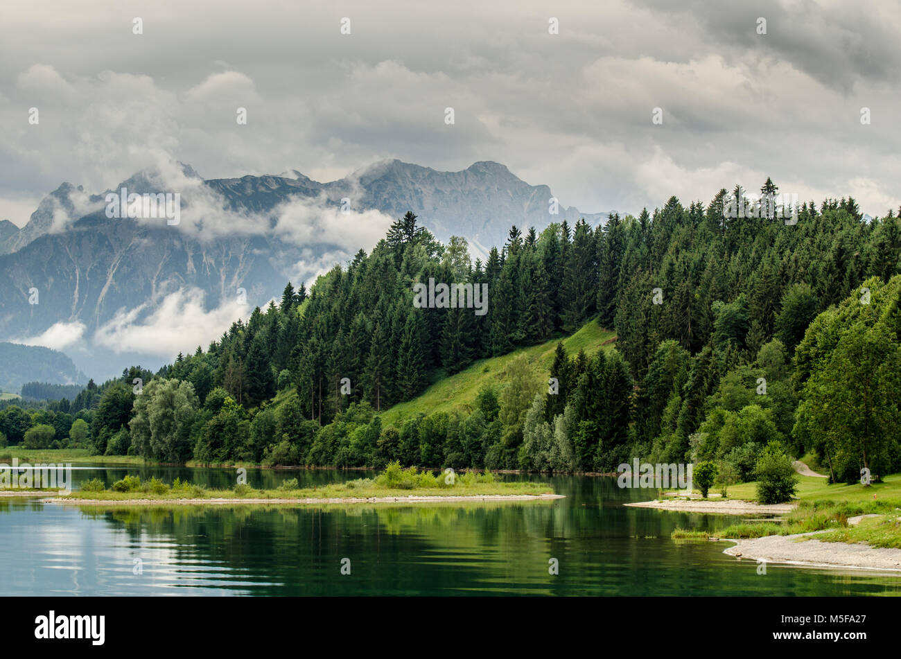 lake forggen landscape Stock Photo - Alamy