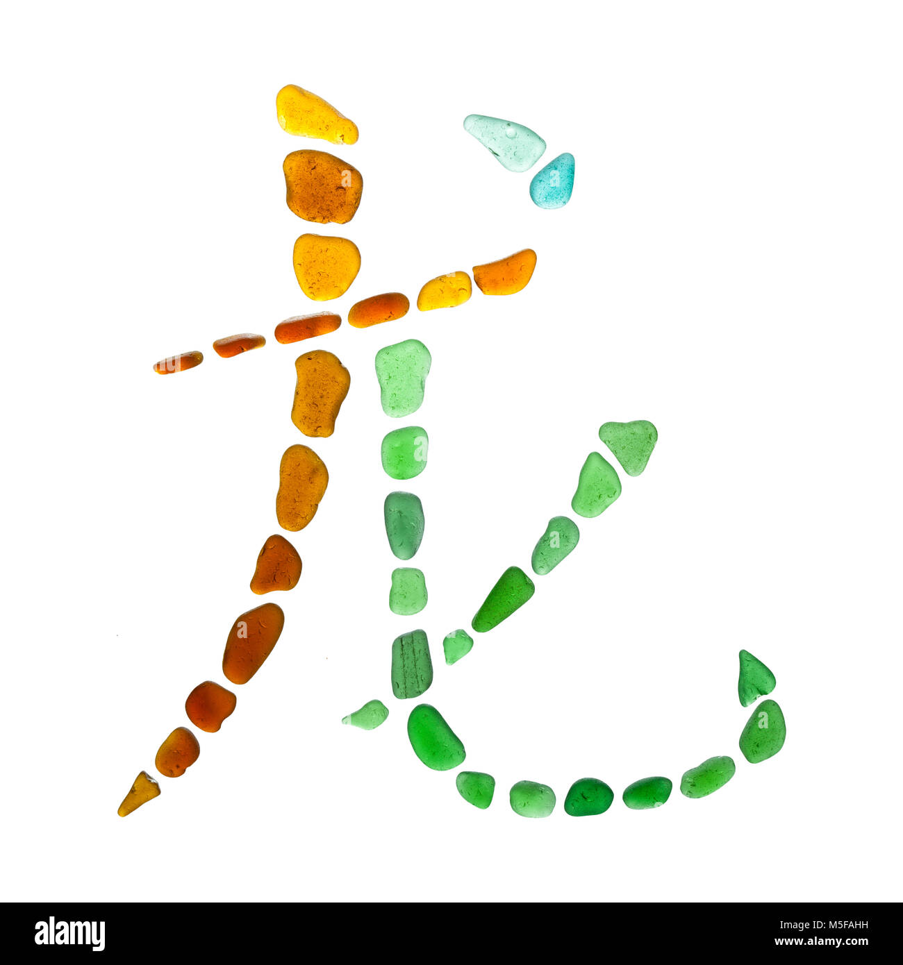 Chinese symbol long - dragon, ruler, emperor, king, cheif, made of sea ...