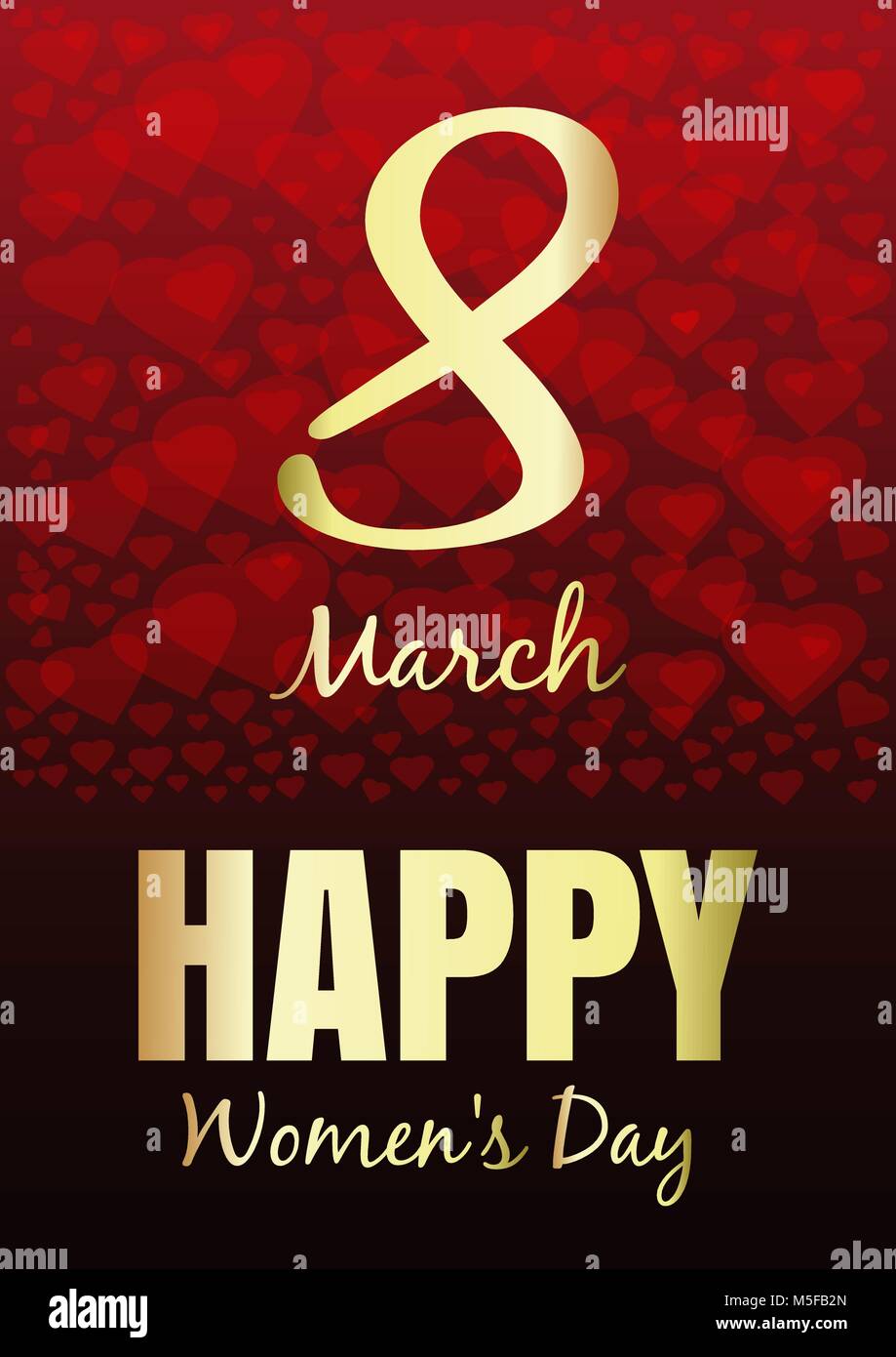 International womens day card Stock Vector Images - Alamy