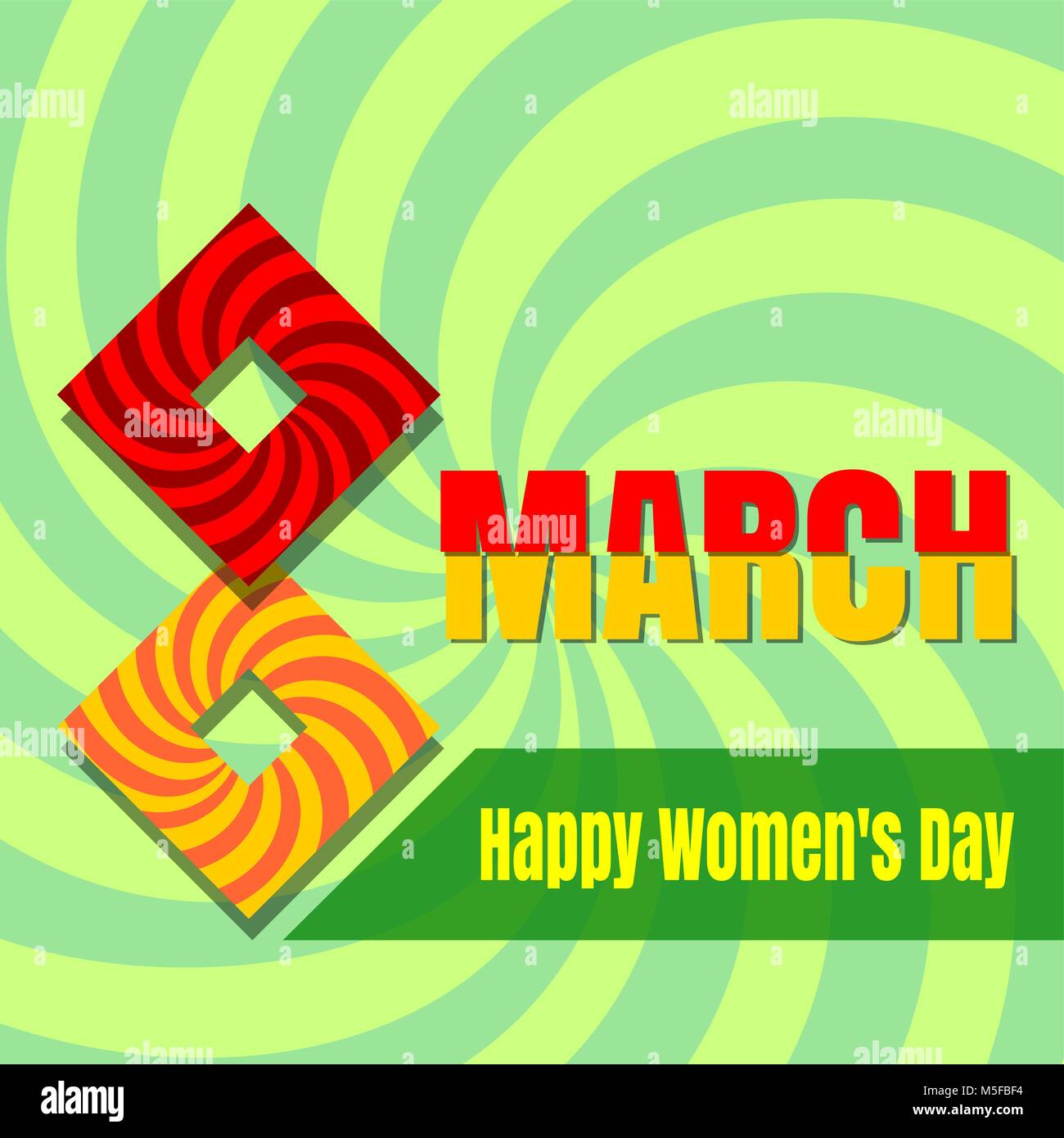 Womens day card Stock Vector Images - Alamy