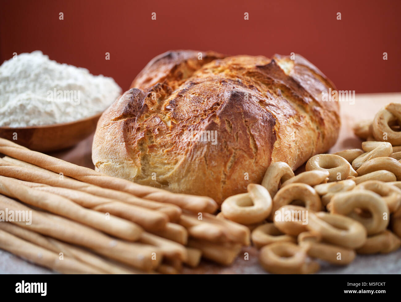 Assortment of bakery products Stock Photo - Alamy