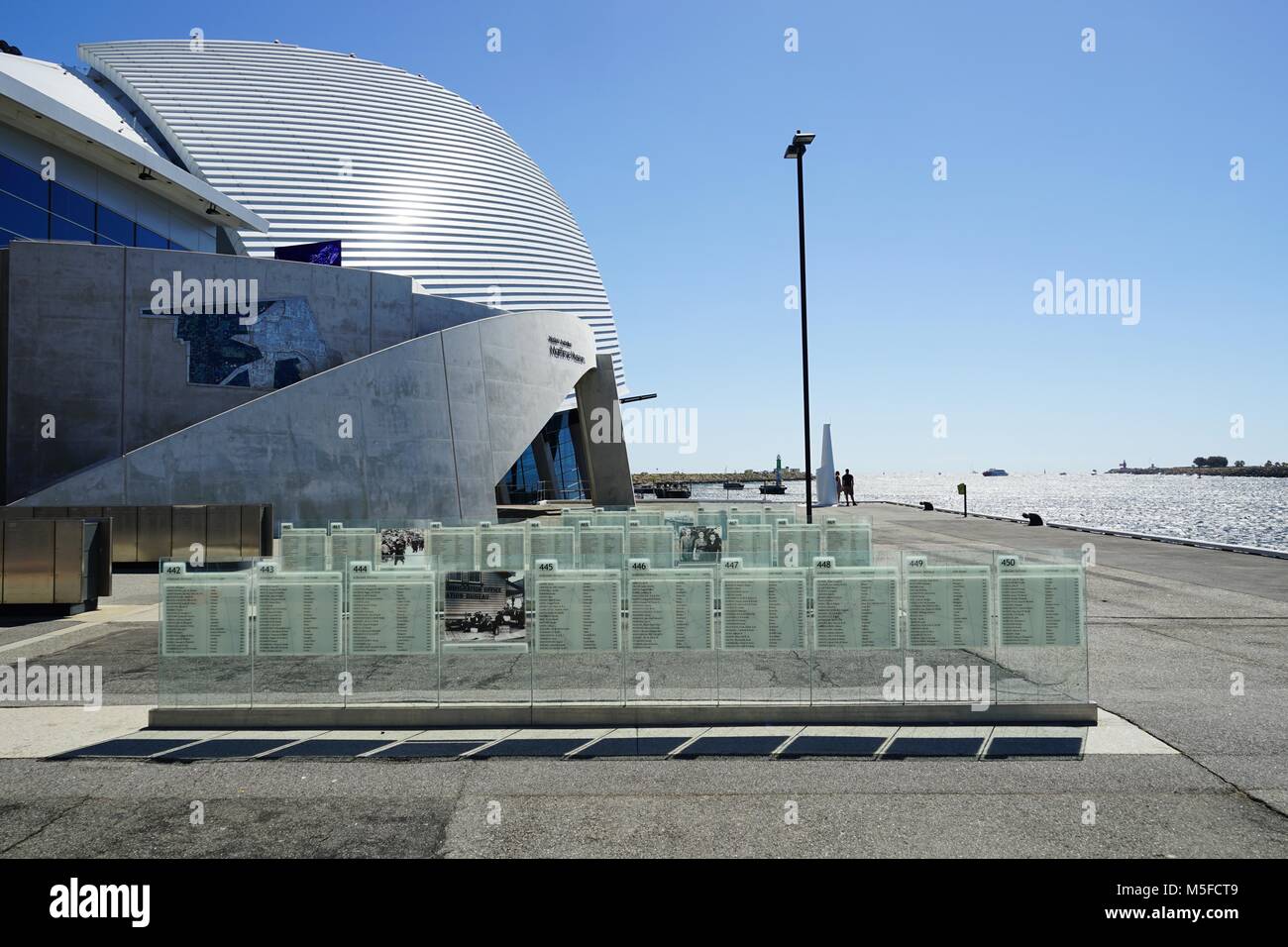 View of the Western Australian Maritime Museum located in the port of ...