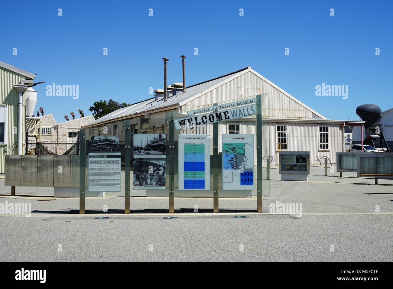 View of the Western Australian Maritime Museum located in the port of ...
