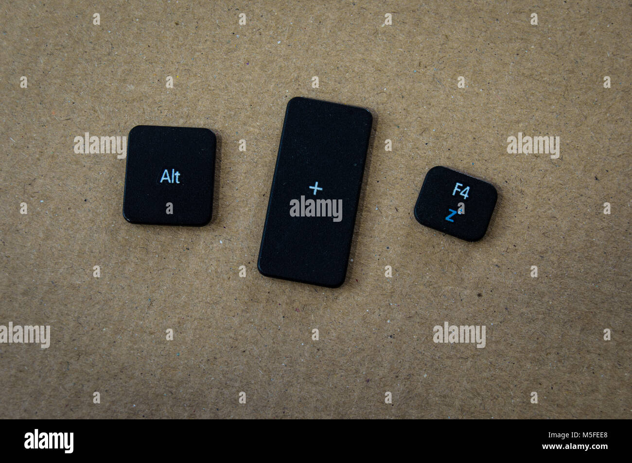 Keys of a keyboard isolated forming the command Alt + f4. Shortcut very ... Keys of a keyboard isolated forming the command Alt + f4. Shortcut very ...