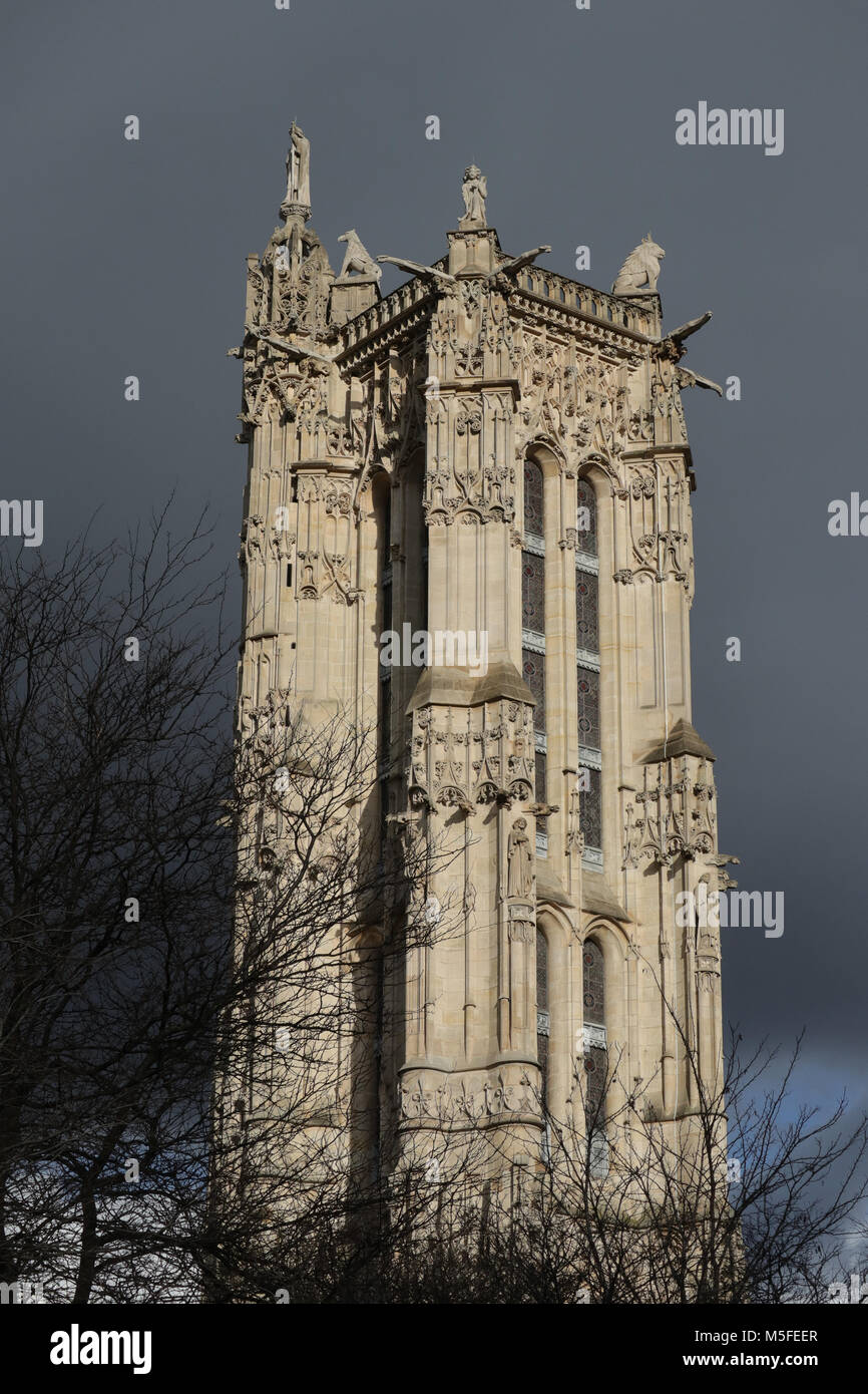 Tour St Jacques, Paris Stock Photo - Alamy