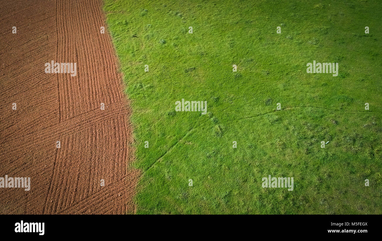 Aerial view agriculture natural texture hi-res stock photography and ...