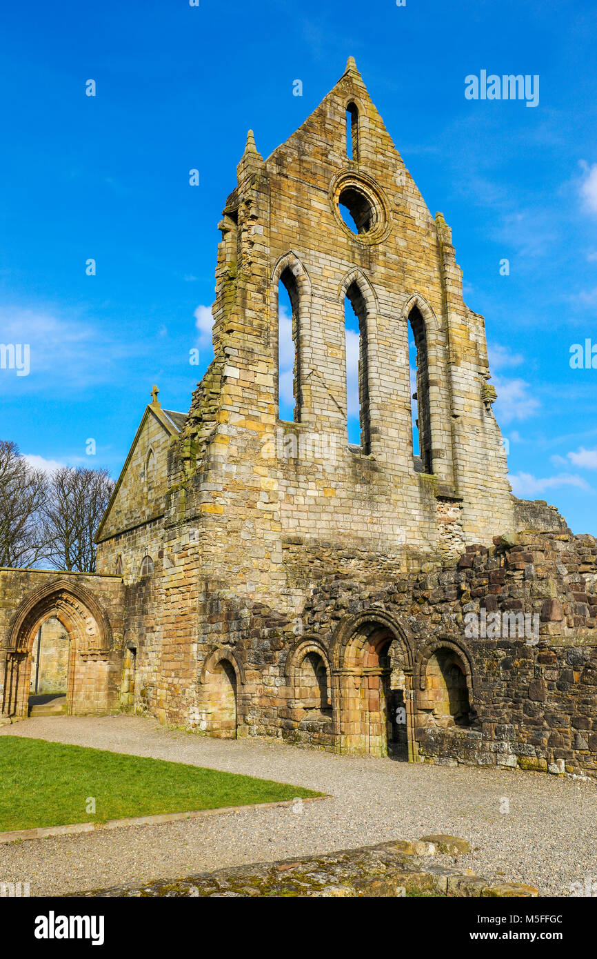 12th Century Kilwinning Abbey, built and occupied by Tironensian Monks ...