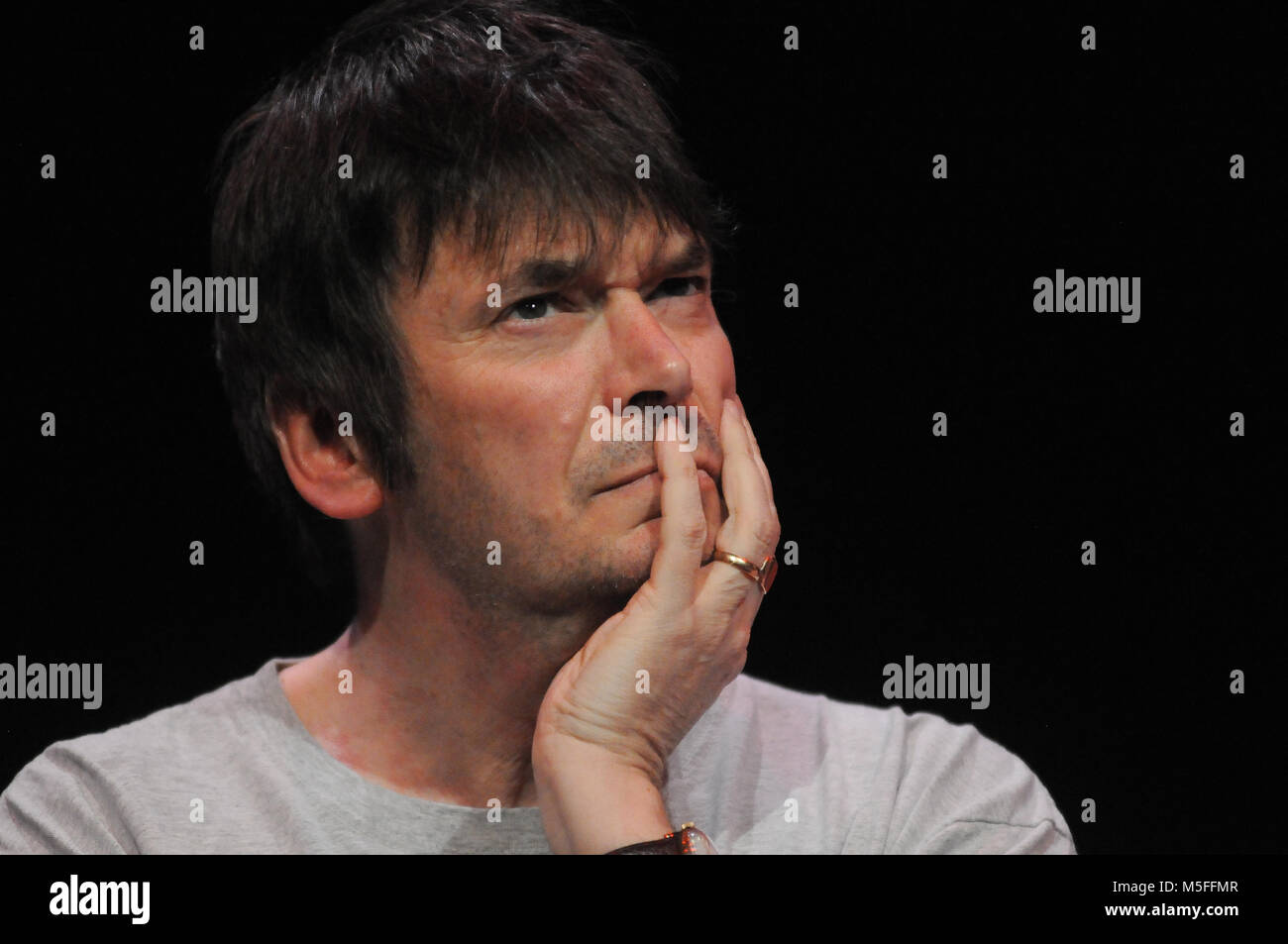 Novelist Ian Rankin attends Quais du Polar Literary Festival. Lyon ...