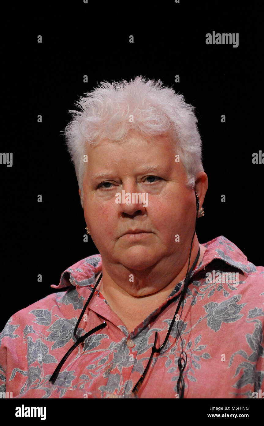 NovelistVal Mac Dermid attends Quais du Polar Literary Festival. Lyon ...