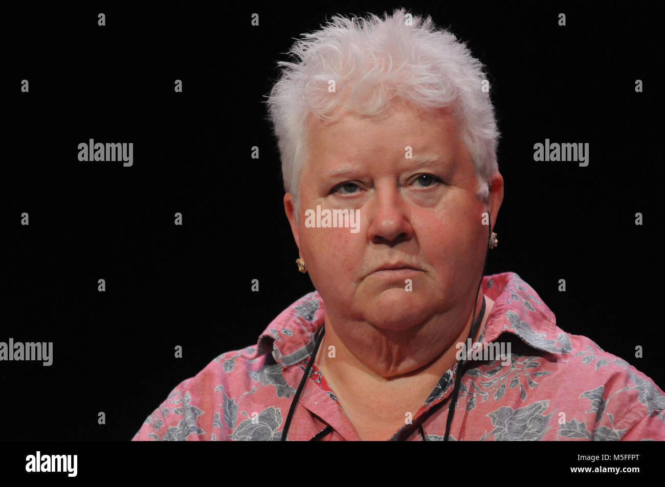 NovelistVal Mac Dermid attends Quais du Polar Literary Festival. Lyon ...