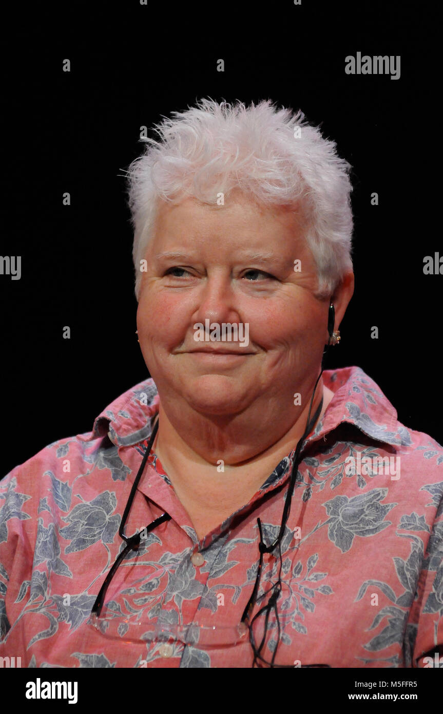 NovelistVal Mac Dermid attends Quais du Polar Literary Festival. Lyon ...