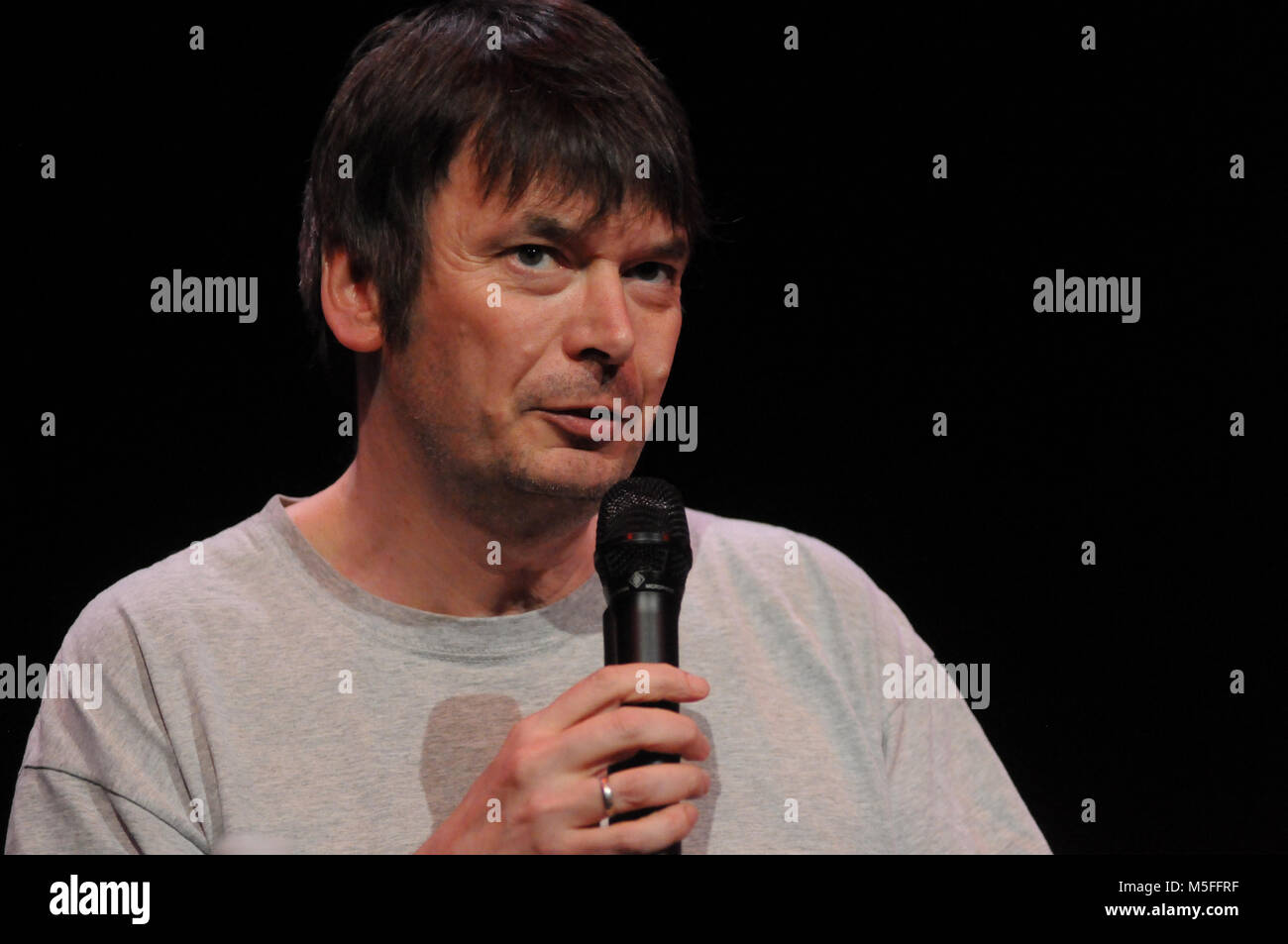Novelist Ian Rankin attends Quais du Polar Literary Festival. Lyon ...