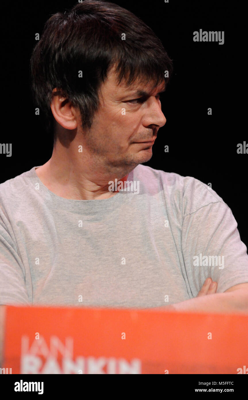 Novelist Ian Rankin attends Quais du Polar Literary Festival. Lyon ...