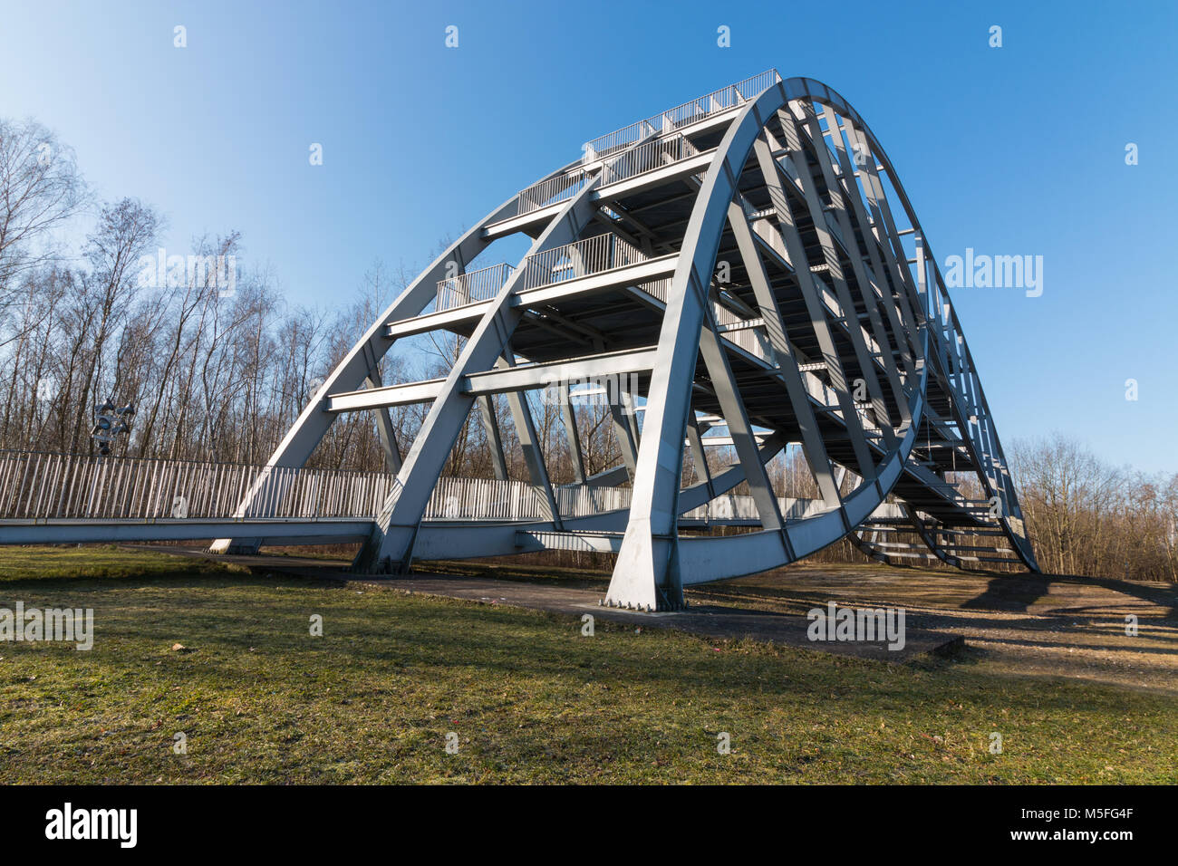 Bitterfeld, Germany - February 21,2018: The Bitterfelder Bogen: The ...