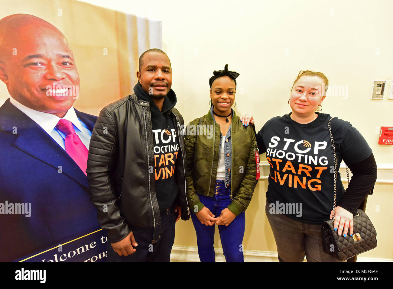 From left: Rahson Johnson, Layla Bell and Heather Day of Save Our ...