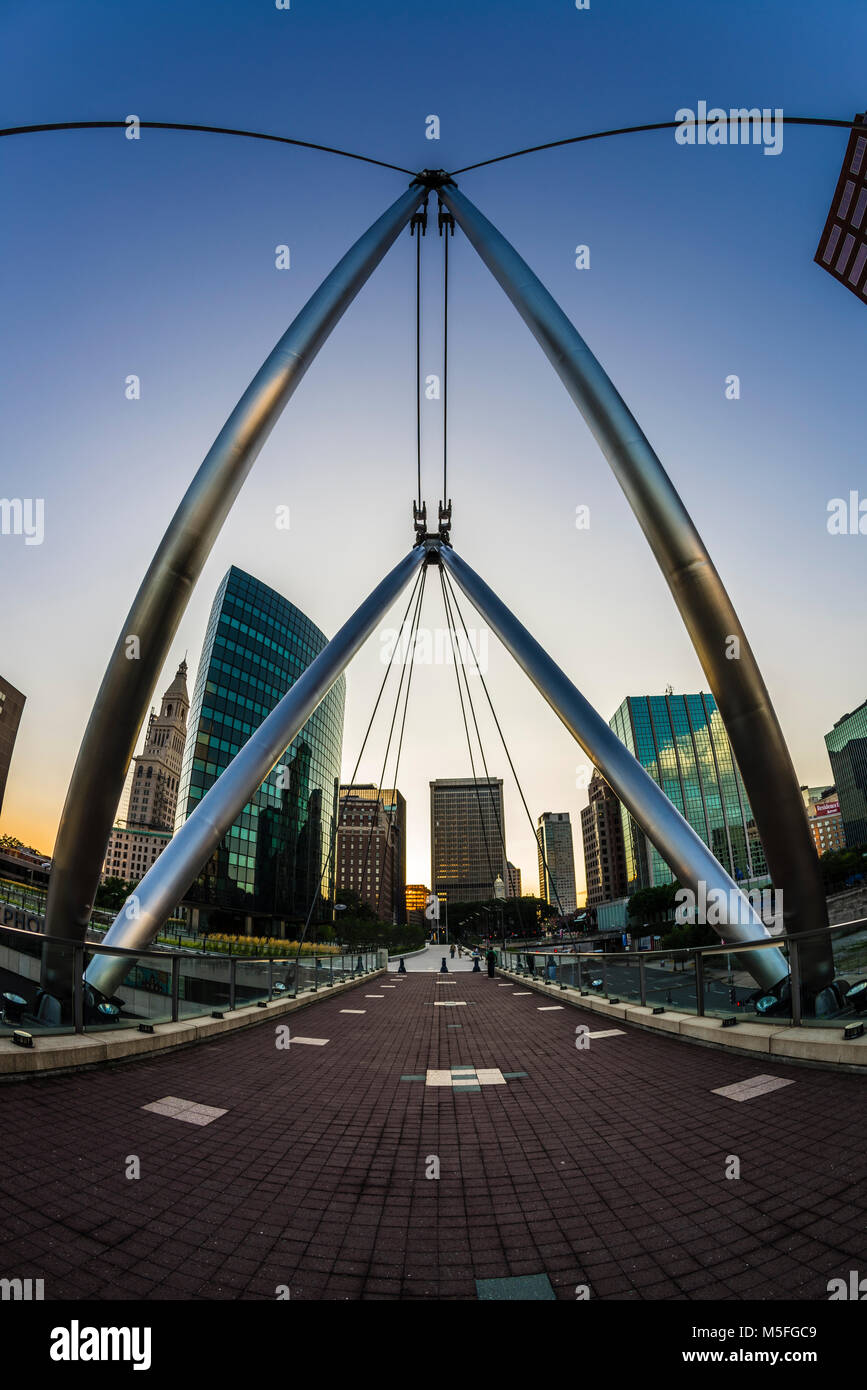 Phoenix Gateway Bridge Hartford, Connecticut, USA Stock Photo - Alamy