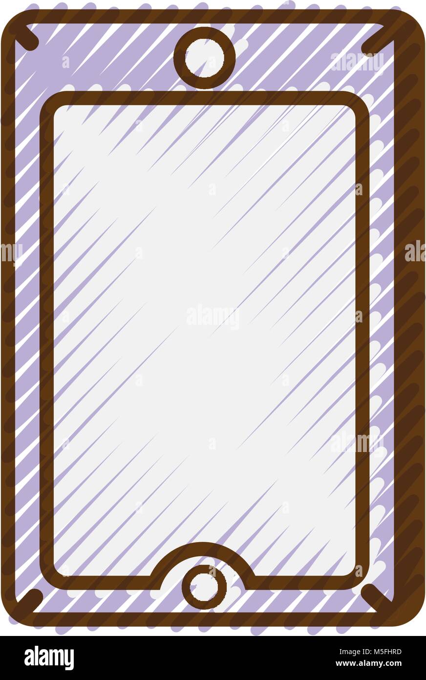 grated smartphone technology object to call and talk vector illustration Stock Vector Image ...