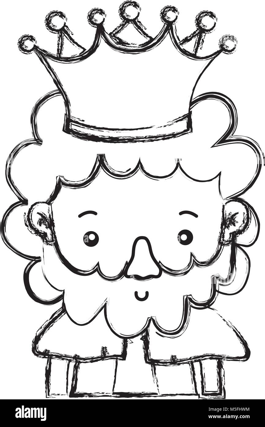 King of royal kingdom and imperial theme Isolated design Vector ...