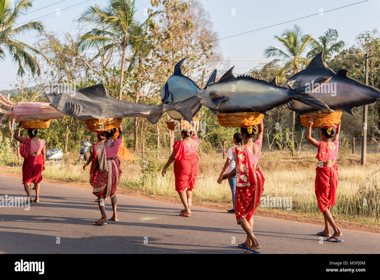 Goa/India- Feb 12 2019: Carnival Celebrations floats and costume party ...