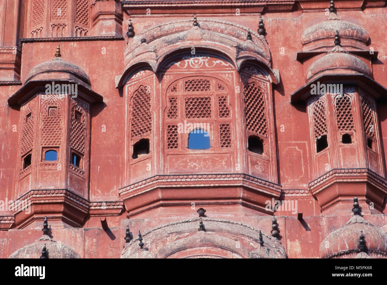 Windows of Hawa Mahal in Jaipur, Rajasthan, India Stock Photo - Alamy