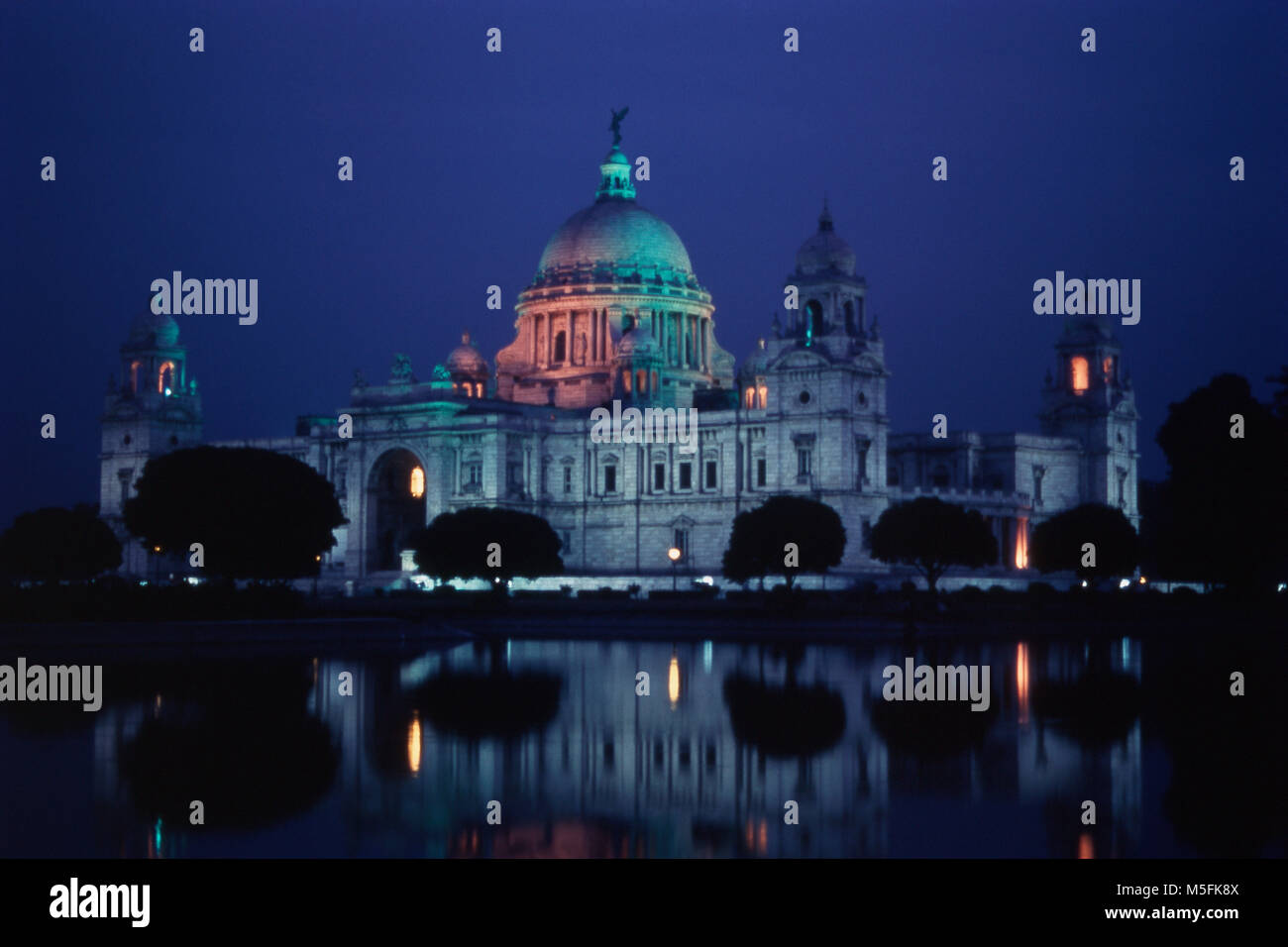 Victoria Memorial At Night