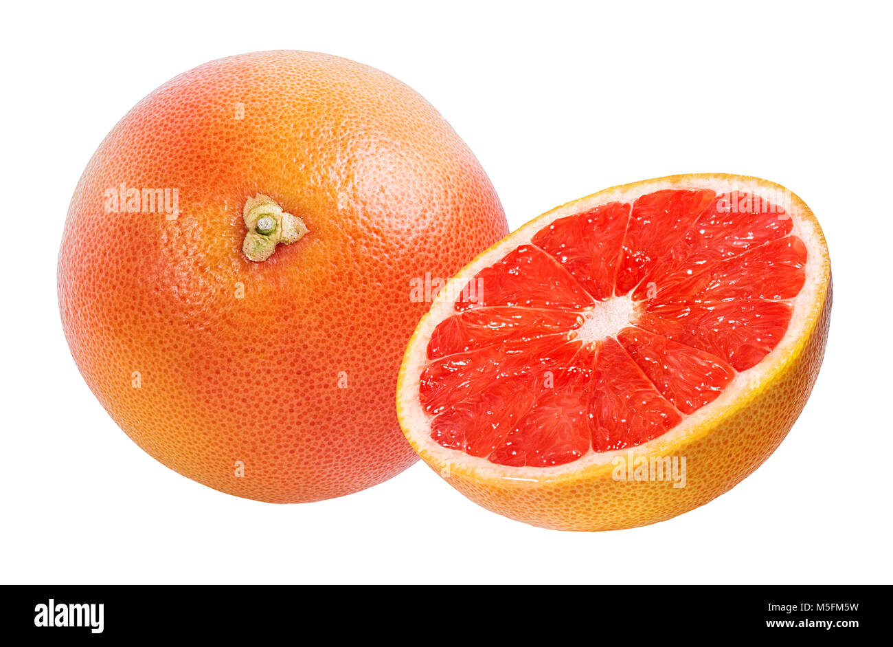 grapefruit isolated on white background Stock Photo - Alamy