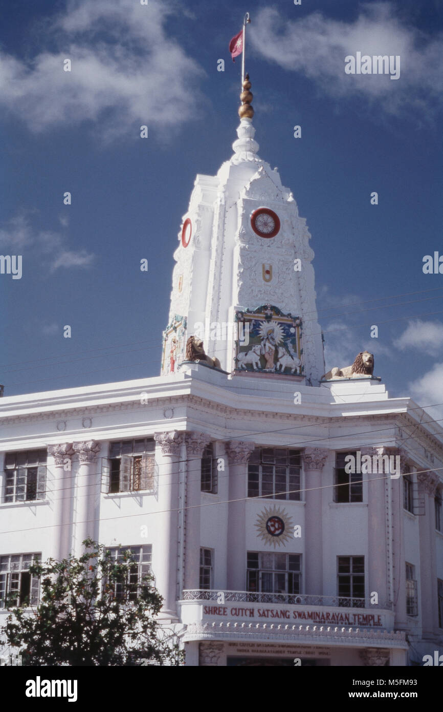 Krishna Temple, Mombasa, Kenya, Africa Stock Photo - Alamy