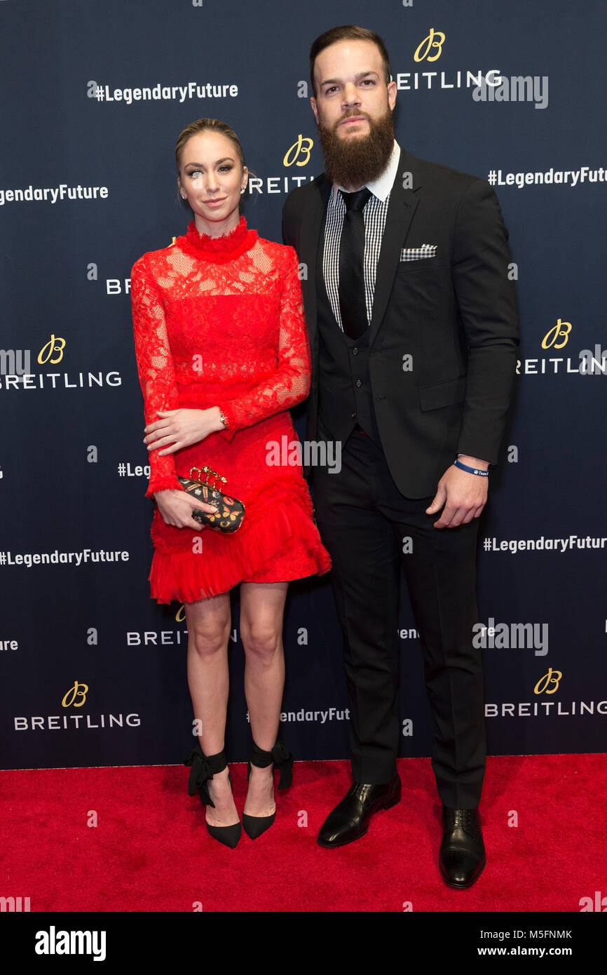 New York, United States. 22nd Feb, 2018. Mackenzie Valk & Dallas ...