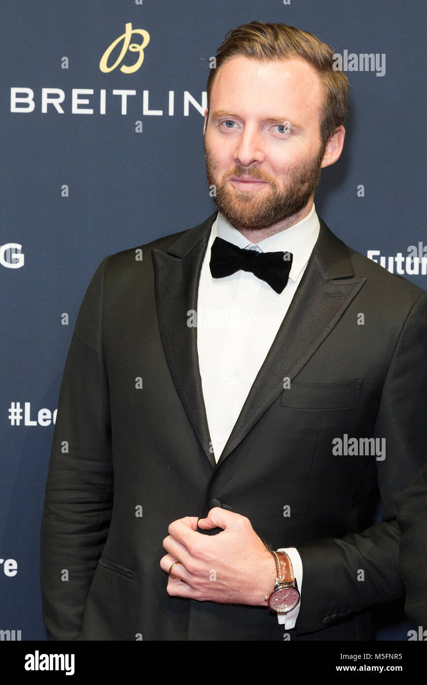New York, United States. 22nd Feb, 2018. Inge Solheim attends Breitling ...