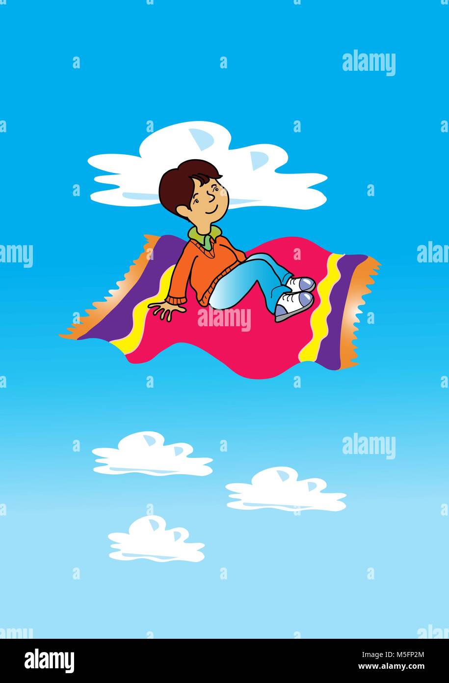 Flying Carpet Clipart