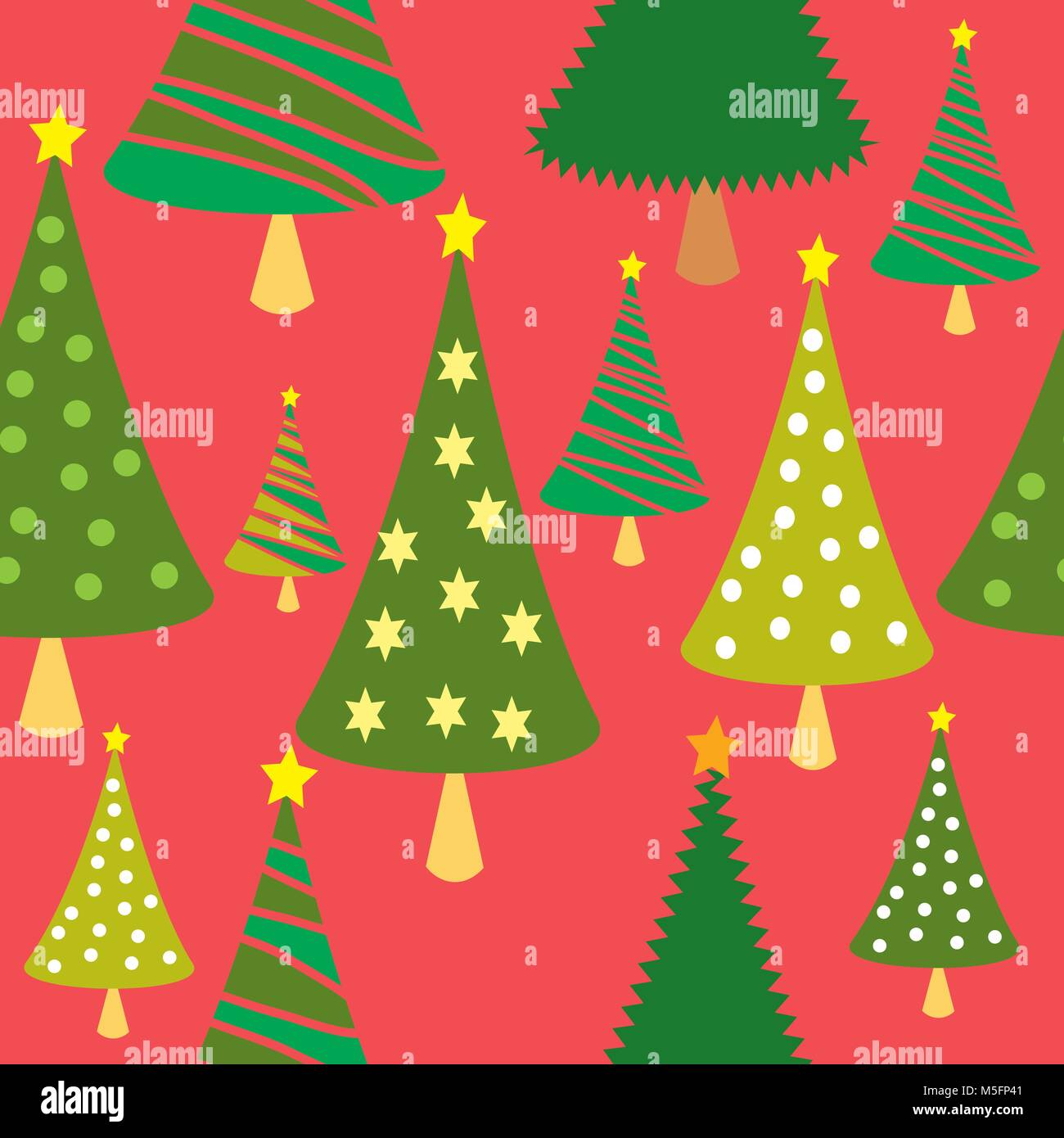 Pine trees vector seamless pattern Stock Vector Image & Art - Alamy