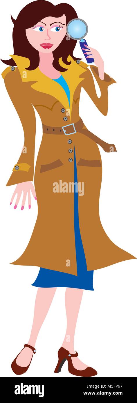 Cartoon lady hi-res stock photography and images - Alamy