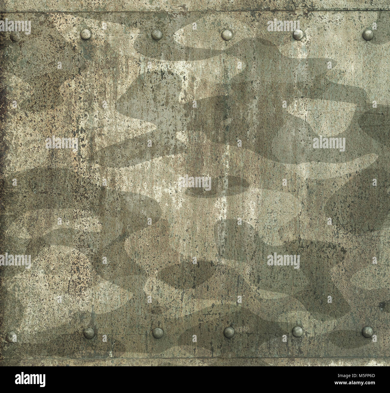 military camouflage painted metal armor background Stock Photo - Alamy