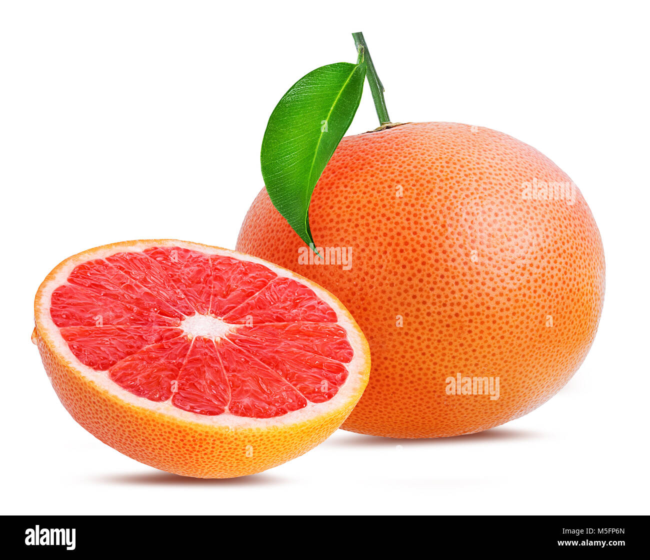 grapefruit isolated on white background Stock Photo - Alamy
