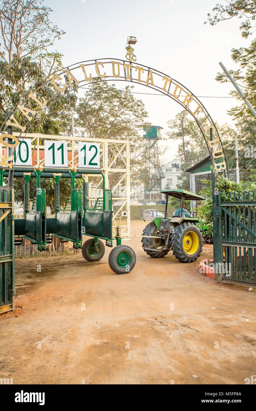 Entrance to the Royal Calcutta Turf Club Stock Photo - Alamy