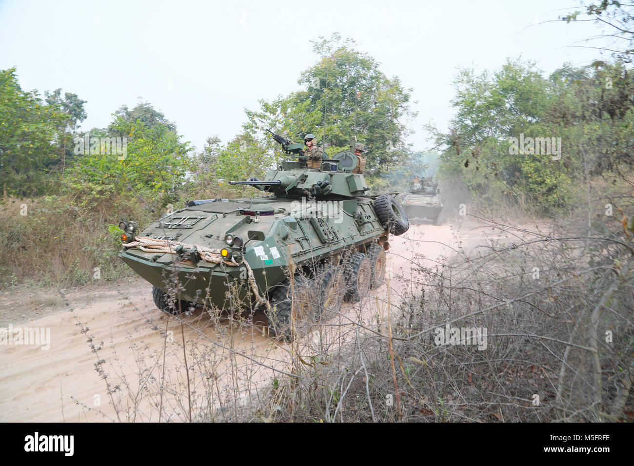 U.S. Marines with with Alpha Company, 3rd Light Armored Reconnaissance ...