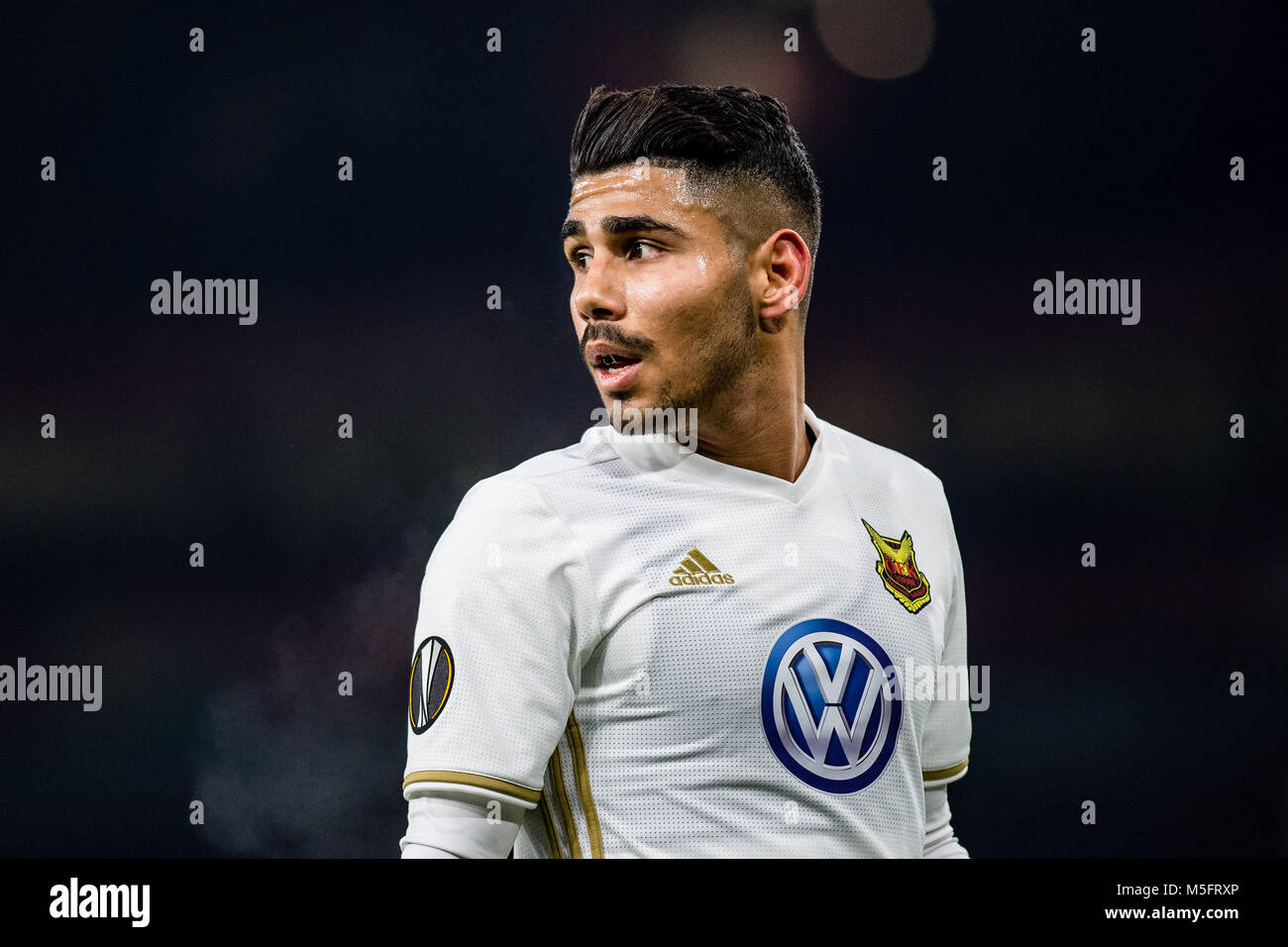 LONDON, ENGLAND - FEBRUARY 22: Hosam Aiesh (10) of Ostersunds FK during ...