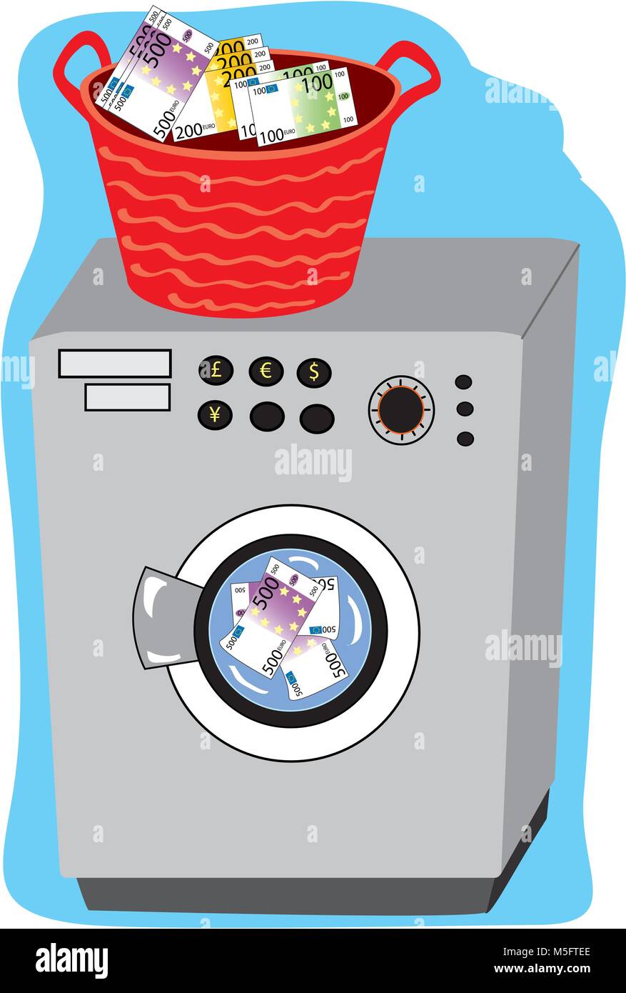 Money laundering cartoon Stock Vector Images - Alamy