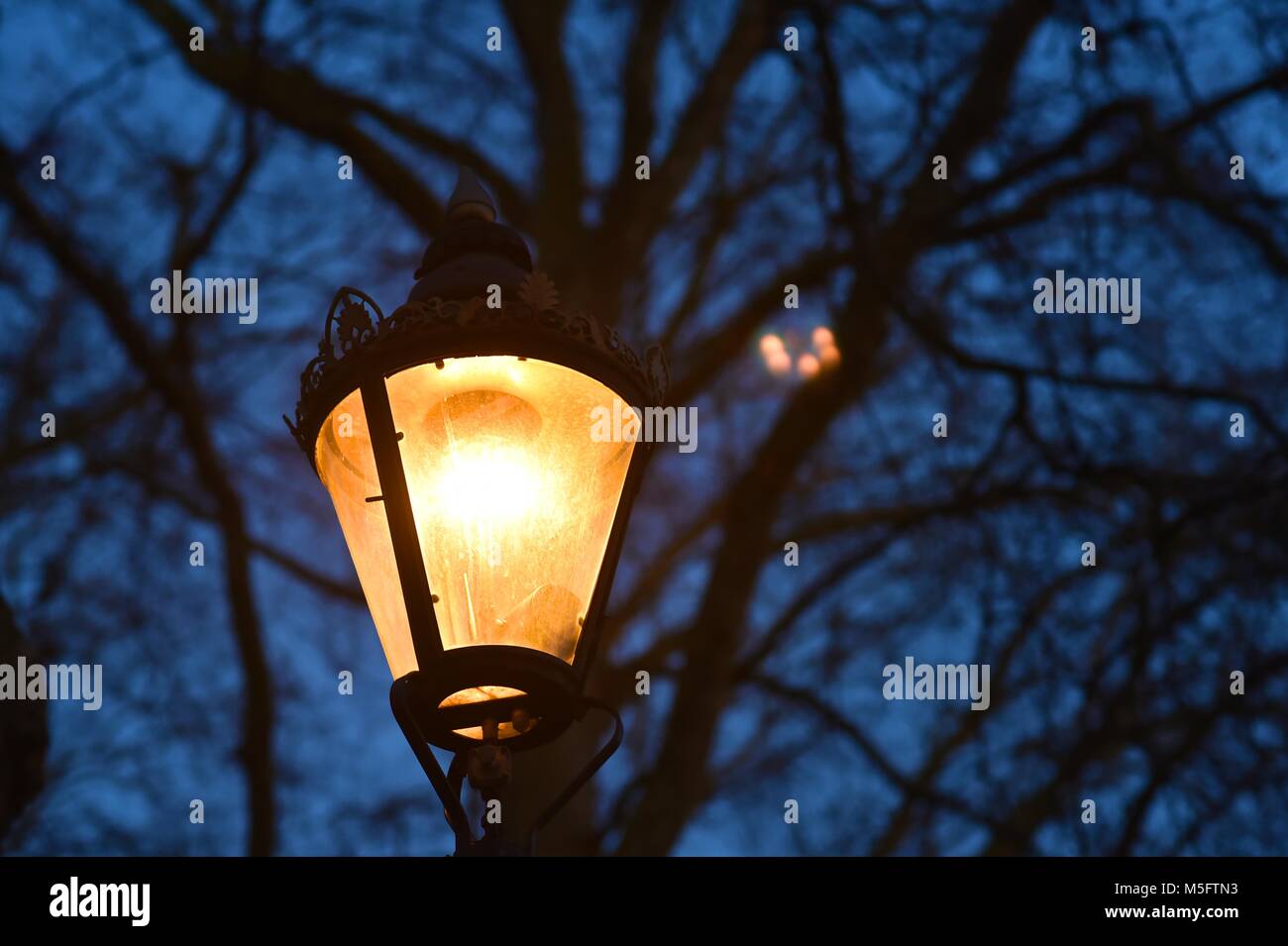 Traditional Gas Lamps Stock Photo - Alamy