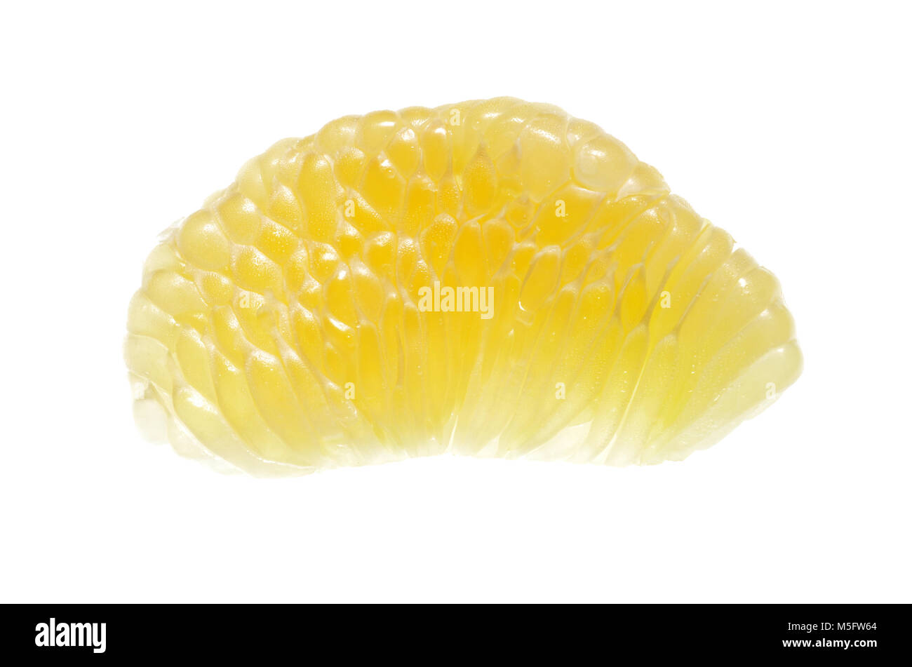 Isolate peeled pomelo, a closeup photo image of peeled yellow pomelo ...