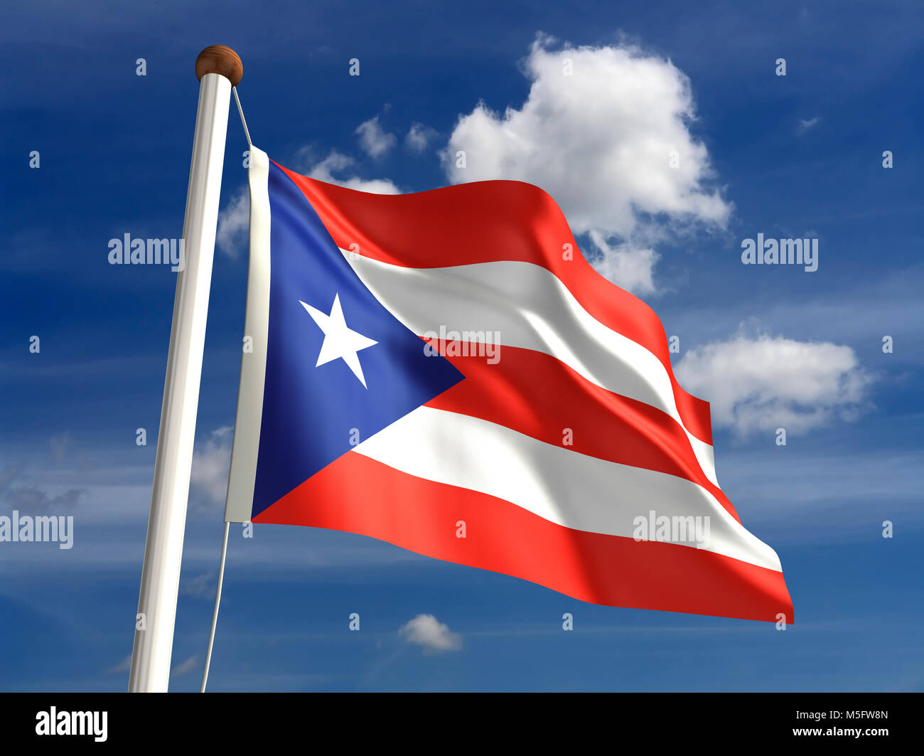 Puerto rico flag hi-res stock photography and images - Alamy