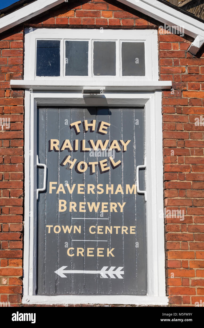 The Railway Hotel, a Shepherd Neame Pub opposite Faversham Railway ...