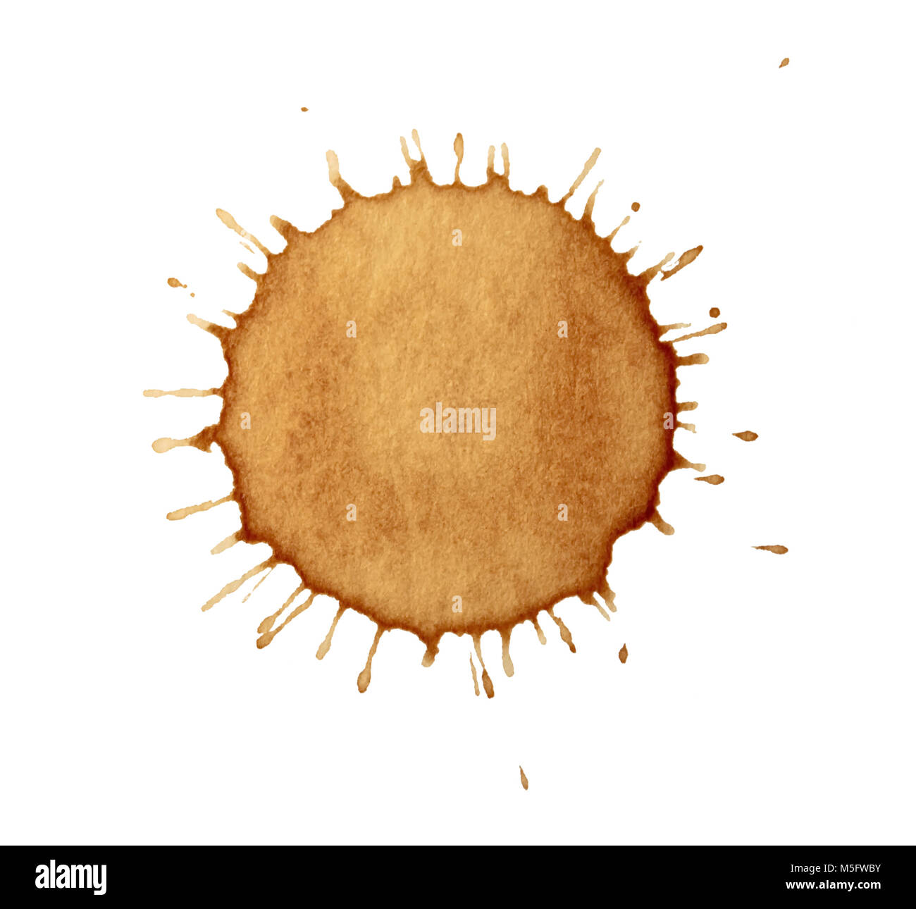Isolate brown grunge coffee stain, a close up photo image of brown ...
