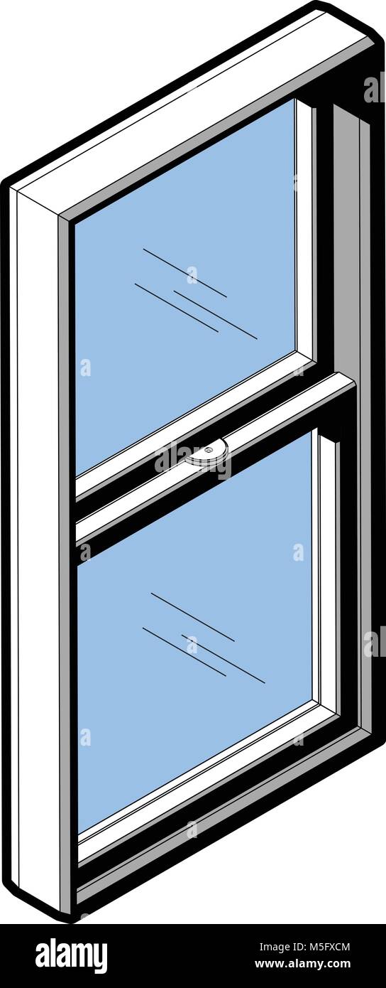 An isometric graphic of a window Stock Vector Image & Art - Alamy
