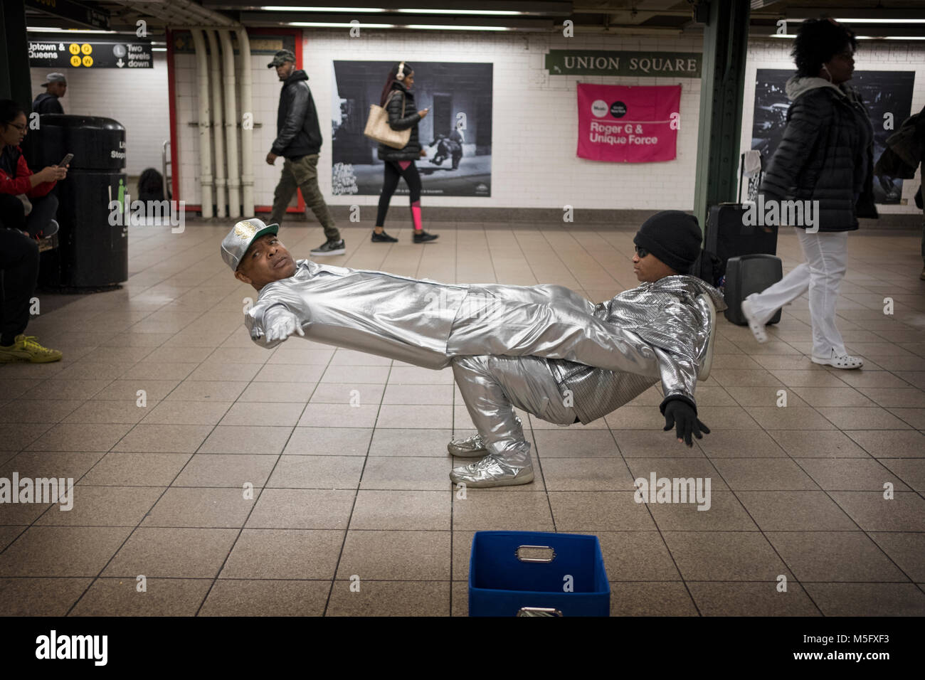 60 year old break dancing legend Roger G & his partner Unique Force ...