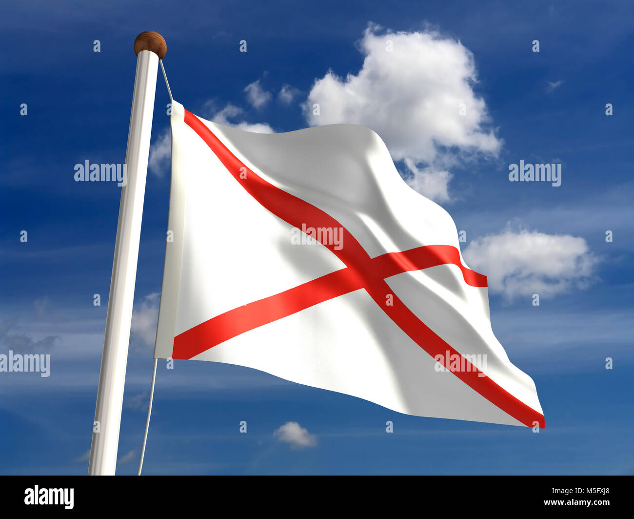 Flag of the alabama hi-res stock photography and images - Alamy