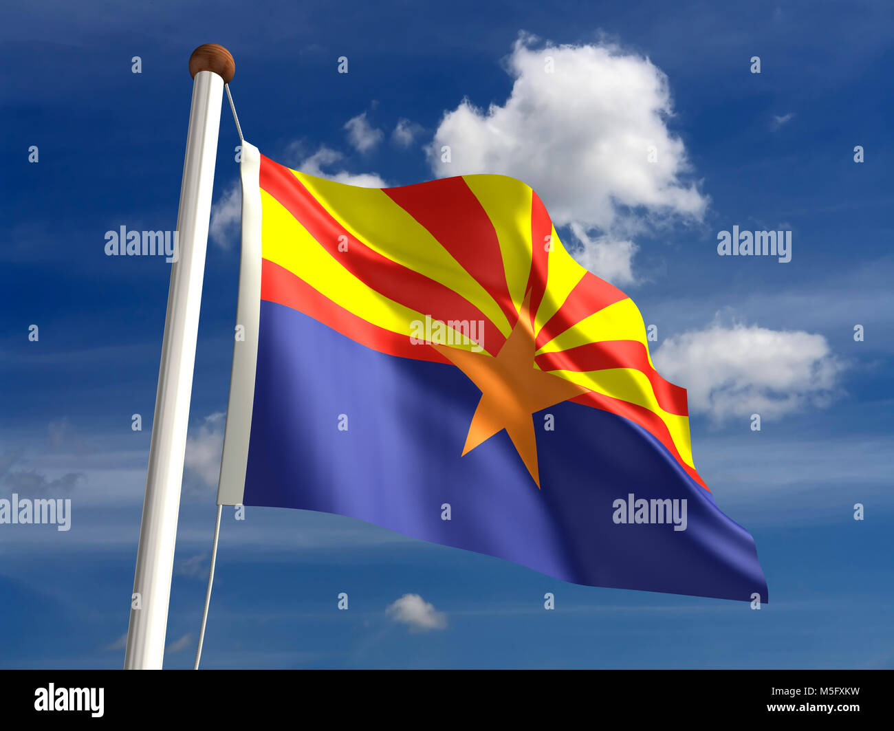 Arizona flag hi-res stock photography and images - Alamy